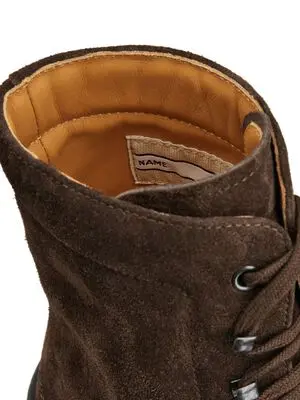 TOD'S Suede Gommino Combat Boots