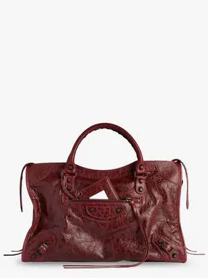 Balenciaga Le City Medium Leather Handbag - Multicolor