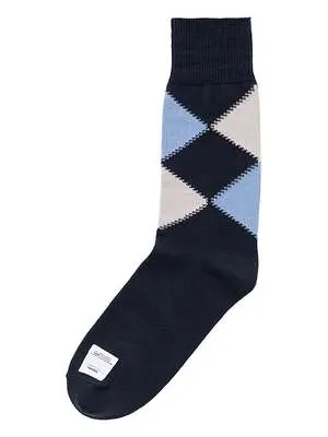 Visvim Calze Alte Diamante - Blue