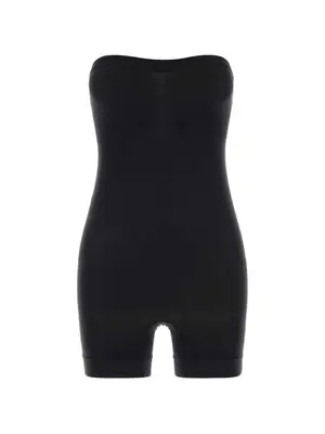 SKIMS Strapless Shortie Bodysuit - Black