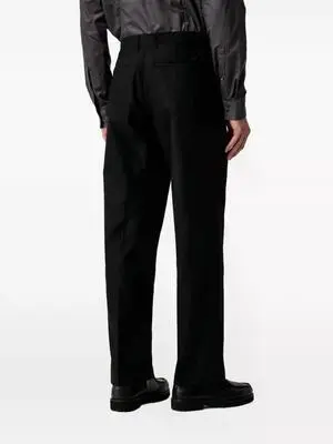 LES DEUX Brushed-twill Tailored Trousers