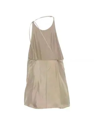 ALYSI Open-back Silk Top