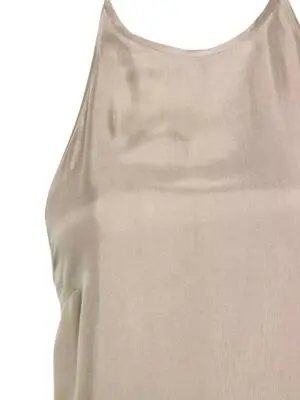 ALYSI Open-back Silk Top