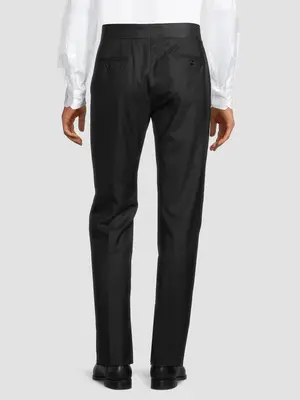 Emporio Armani Wool Tuxedo Pants
