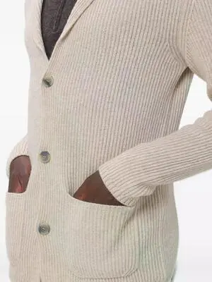 Altea Ribbed-knit Virgin Wool Cardigan