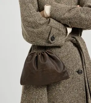 Brunello Cucinelli Leather Lizard-embossed Pouch