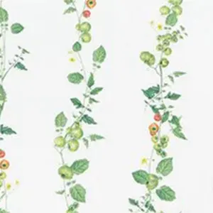SUMMERILL & BISHOP Linen Tomato Verte Tablecloth
