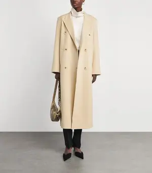 Almada Label Wool-cashmere Double-breasted Deja Coat
