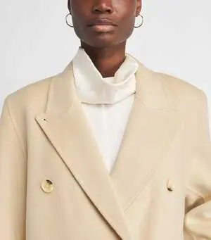Almada Label Wool-cashmere Double-breasted Deja Coat