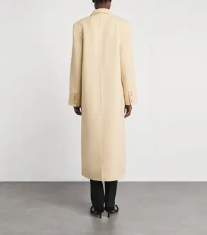 Almada Label Wool-cashmere Double-breasted Deja Coat