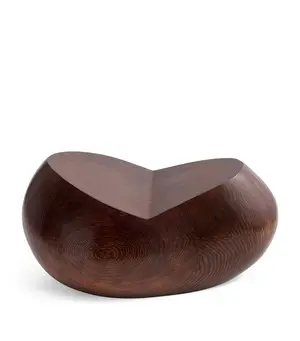 Assouline Ash Wood Pebble Bookstand - Brown