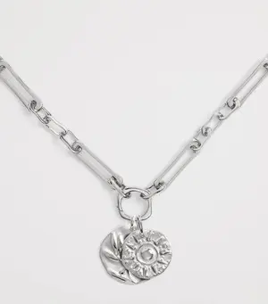 Monica Vinader Sterling Sun Pendant