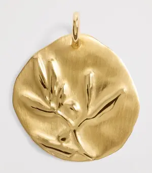 Monica Vinader Vermeil Peace Pendant