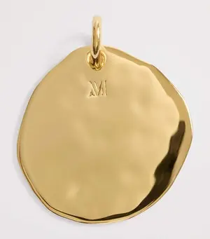 Monica Vinader Vermeil Peace Pendant