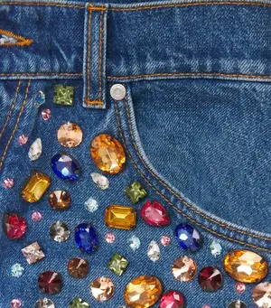 Stella McCartney Embellished Straight Jeans