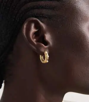 Anni Lu Freshwater Pearl-crystal Hoop Earrings