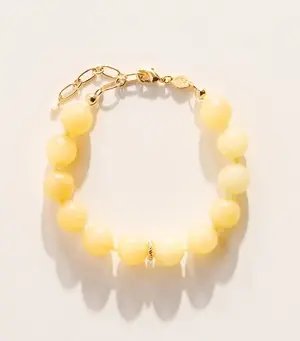Anni Lu Beaded Ball Bracelet - Yellow