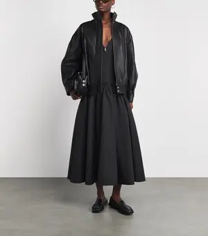ARMA Leather Paula Bomber Jacket