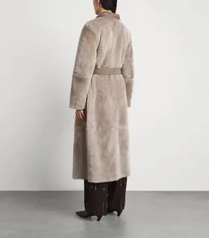 Mackage Shearling-suede Reversible Marian Coat