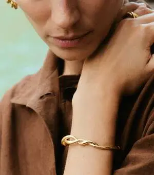 Monica Vinader Vermeil Ochre Bangle