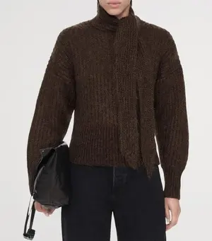 ALLSAINTS Relaxed Tie-detail Etty Sweater