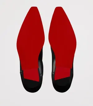 CHRISTIAN LOUBOUTIN Santiagus Leather Boots