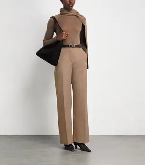 JOSEPH Stretch-gabardine Yukio Trousers