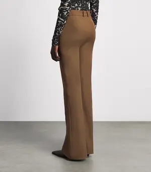 JOSEPH Stretch-gabardine Tafira Flared Trousers