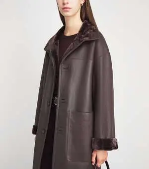 JOSEPH Reversible Shearling Ari Coat
