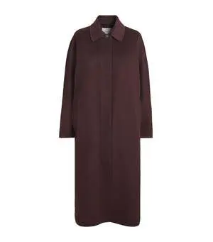 JOSEPH Wool-cashmere Donna Overcoat - Brown