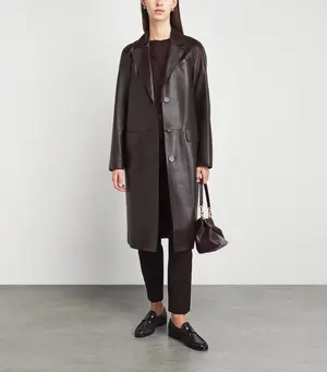JOSEPH Nappa Vittoria Trench Coat