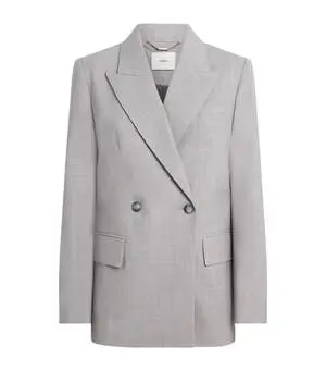 JOSEPH Stretch-wool Dana Blazer - Grey