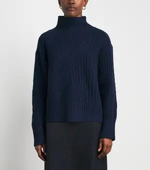 JOSEPH Merino Wool Ribbed Isabel Sweater