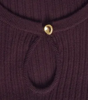 JOSEPH Merino-blend Keyhole Luz Sweater