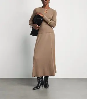 JOSEPH Merino-blend Keyhole Luz Sweater