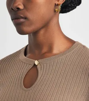 JOSEPH Merino-blend Keyhole Luz Sweater