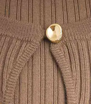 JOSEPH Merino-blend Keyhole Luz Sweater