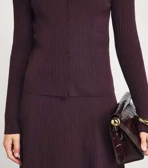 JOSEPH Merino-blend Ribbed Alba Cardigan