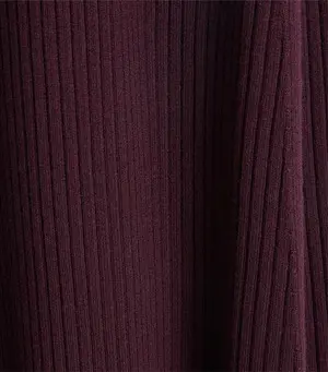 JOSEPH Merino-blend Ribbed Hallie Midi Skirt