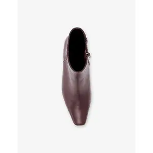 DUNE Overly Leather Heeled Ankle Boots
