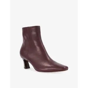 DUNE Overly Leather Heeled Ankle Boots