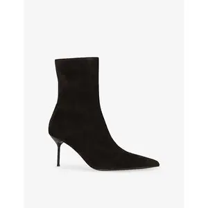 Paris Texas Lidia 70 Suede Heeled Ankle Boots