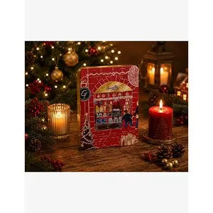 MAISON GAVOTTES Red Village Tin Of Dark Chocolate Crepes Dentelles 180g