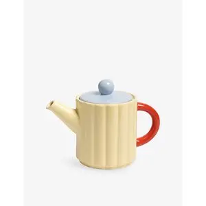 &KLEVERING Tube Stoneware Teapot Butter