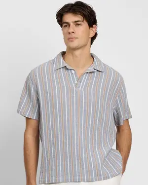 Onia Cotton Short Sleeve Pop-over