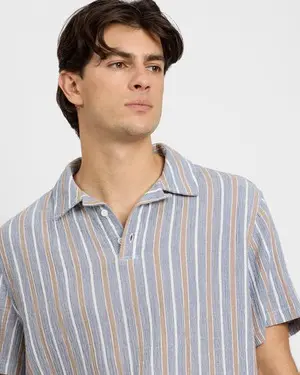 Onia Cotton Short Sleeve Pop-over