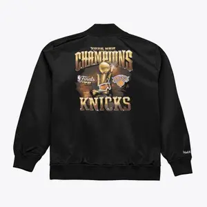 Mitchell & Ness New York Knicks 2026 Nba Finals Champions Satin Full-snap Jacket