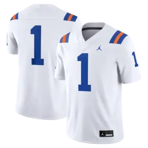 JORDAN BRAND 1 Florida Gators Alternate Game Football Jersey - White