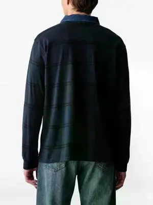 LEVI'S Striped Long-sleeve Polo Shirt