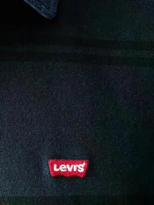 LEVI'S Striped Long-sleeve Polo Shirt